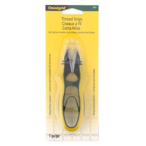 dritz omnigrid thread snips, yellow