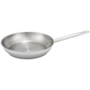 winware ssfp-9 frypanss, 9.5 inch, stainless steel