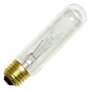 westinghouse 0371000, 25 watt, 120 volt clear incand t10 light bulb, 1000 hour 180 lumen