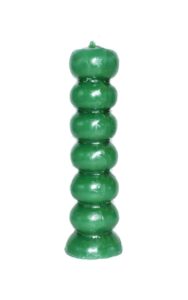 circuitoffice 7 knob candle green color, known as wishing candle