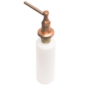 westbrass standard kitchen sink soap/lotion dispenser, antique copper, d217-11