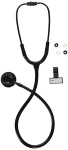 prestige medical clinical lite stethoscope, stealth, 31 inch (pack of 1)