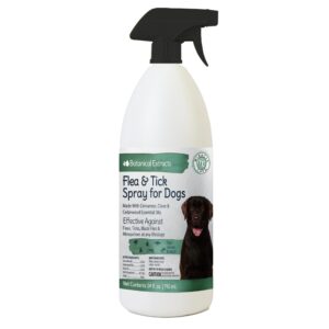 miracle care pet & home flea & tick spray for dogs, 24 ounces