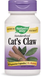 natures way cats claw std