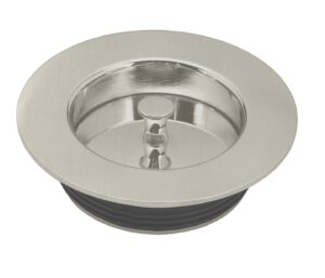 westbrass d212-07 universal replacement kitchen sink waste disposal trim set, 1-pack, satin nickel