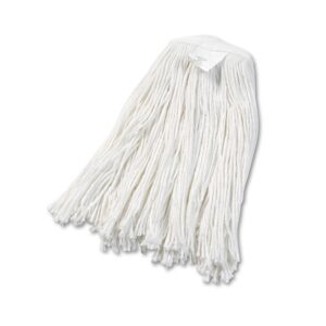 boardwalk bwk2020rea #20 cut-end rayon wet mop head - white