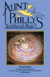 aunt philly's toothbrush quilts ap103 round toothbrush rug