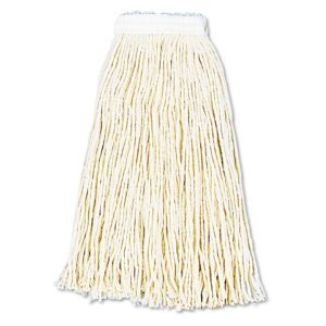 boardwalk 216cct premium cut-end wet mop heads, cotton, 16oz, white (case of 12)