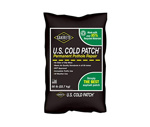 SAKRETE | U.S. Cold Patch Permanent Pothole Repair | 50 lb