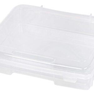 IRIS USA 8.5" x 11" Portable Project Case, Clear