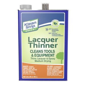 klean-strip green gkgl75008 lacquer thinner, 1-gallon