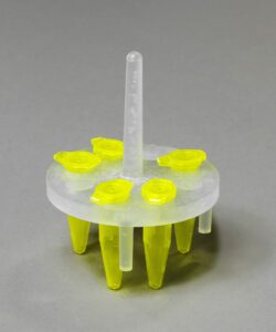 sp bel-art proculture round microcentrifuge floating bubble rack; for 1.5ml tubes, 8 places, fits in 400ml beakers (f18875-0400)