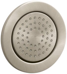 kohler watertile® round 54 nozzle body spray