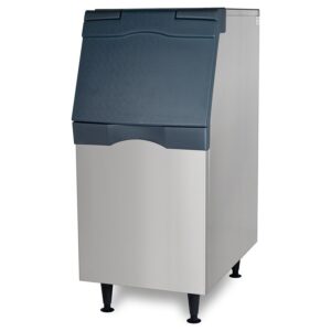 scotsman b322s ice bin, 370-pound capacity, stainless steel, nsf