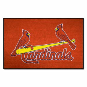 mlb - st. louis cardinals rug - 19in. x 30in.