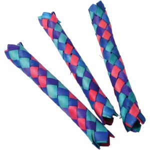 u. s. toy lot of 12 assorted color chinese finger traps