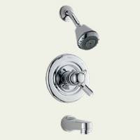 delta t17430 monitor tub and shower trim kit, chrome, 2.0 gpm, 5.5" x 9" x 8.75"