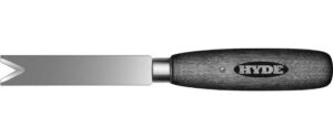 hyde tools 66330 straight v-trim knife 3787a, 3-15/16" x 11/16"