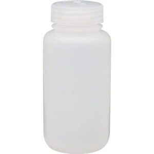 nalgene hdpe wide mouth round container, 8 oz