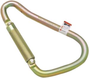 miller honeywell safety products by 18d-1/ twist lock carabiner,large, 2-in. (50 mm) gate opening