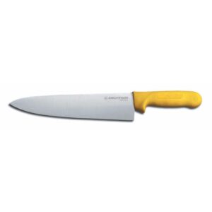 8" cook’s knife, yellow handle