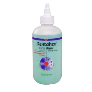 vetoquinol dentahex pet oral hygiene rinse, 8oz