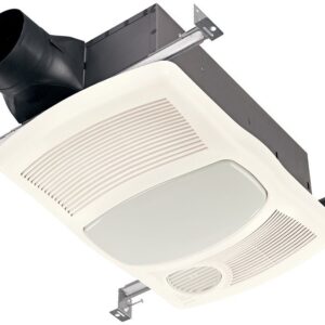 Broan 765HL Ventilation Fan w/Directionally-Adjustable Heater & Light (100W Incandescent Lighting)