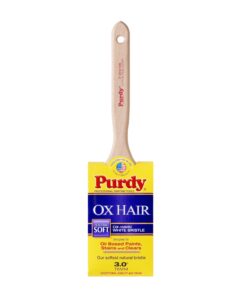 3” purdy 144300030 ox-o-thin flat sash paint brush, ox-hair