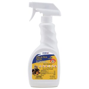 zodiac flea & tick spray for dogs, cats, puppies & kittens 16 fluid ounces