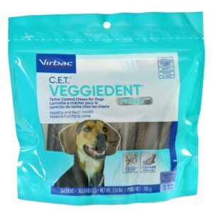 c.e.t. veggiedent chews, regular, 30 chews