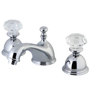 kingston brass ks3961wcl celebrity 8-inch widespread lavatory faucet, polished chrome