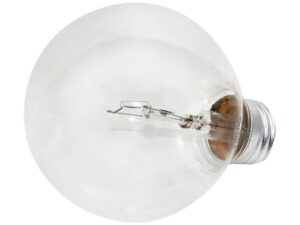 philips 40w 120v g25 clear long life globe bulb, e26 base