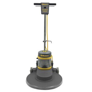 koblenz ultra high-speed burnisher, floor cleaner with 1.5 hp ac twin capacitor, 50' power cord, chromed handle, 4 wheels, and 20" cleaning pad, durable electric scrubber, b-1500-p