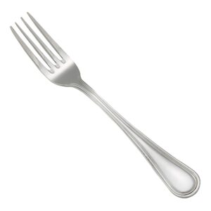 winco continental stainless-steel salad fork, extra heavyweight, (12 pack)