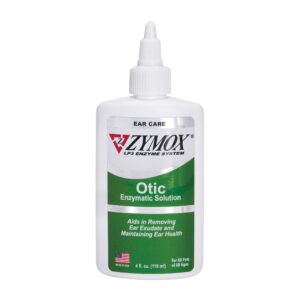 pet king brands zymox otic enzymatic solution for dogs and cats to soothe ear infections without hydrocortisone for itch relief, 4oz