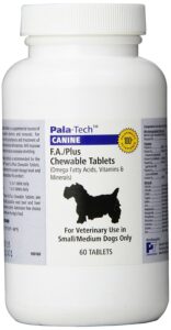 pala-tech fa plus chew tabs small dog 60 ct