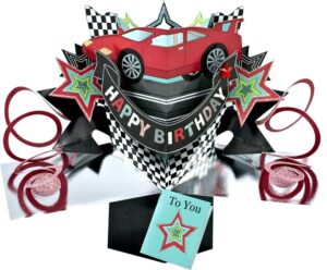 the original pop ups - 006 - car - birthday card