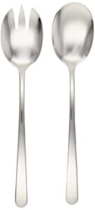 zwilling nova salad serving set of 2 pieces, salad spoon and salad fork - 9.1 inches (23 cm)