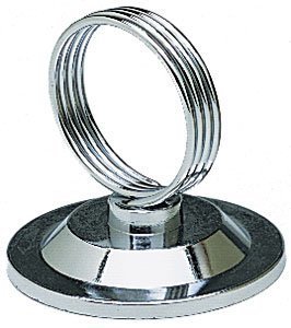 update international new, ring-clip place cards, place card holder, menu holder, banquet table place card holders, stainless steel - 1 dozen