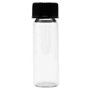 glass vials, 1 dram, pack of 12