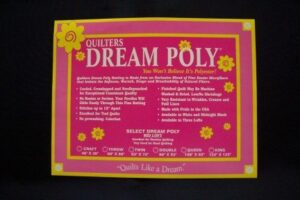 quilter's dream midnight poly black - mid loft - craft