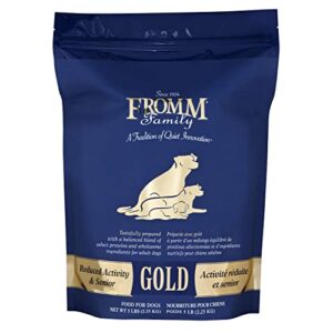 fromm gold nutritionals senior dry dog food, 5-pound bag