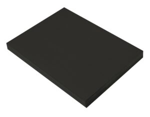 prang (formerly sunworks) construction paper, black, 9" x 12", 100 sheets