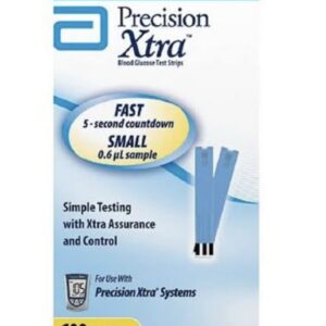 MediSense Precision Xtra Strips - Model 99878-35 - Box of 100