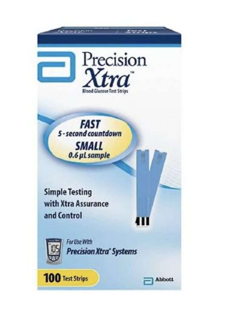 MediSense Precision Xtra Strips - Model 99878-35 - Box of 100