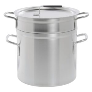 aluminum double boiler w/ 11 qt inset and 12 qt pot