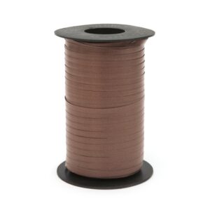 berwick splendorette crimped curling ribbon, 3/16-inch wide by 500-yard spool, chocolate