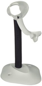 zebra technologies 20-61019-01r gooseneck stand for ls2208 series scanner, white