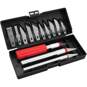 performance tool 1440 versatile set of blades for multiple uses - includes convenient plastic storage case for easy organization and access