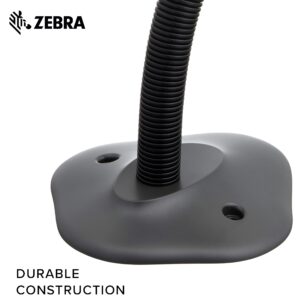 Zebra Gooseneck Stand for LS2208 Series Handheld Scanner Twilight Black 20-61019-02R